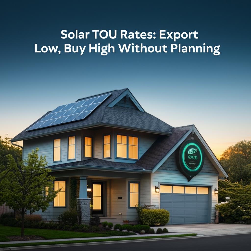 Master Solar TOU Rates for Maximum Savings | fistsolar.com | Fist Solar ...